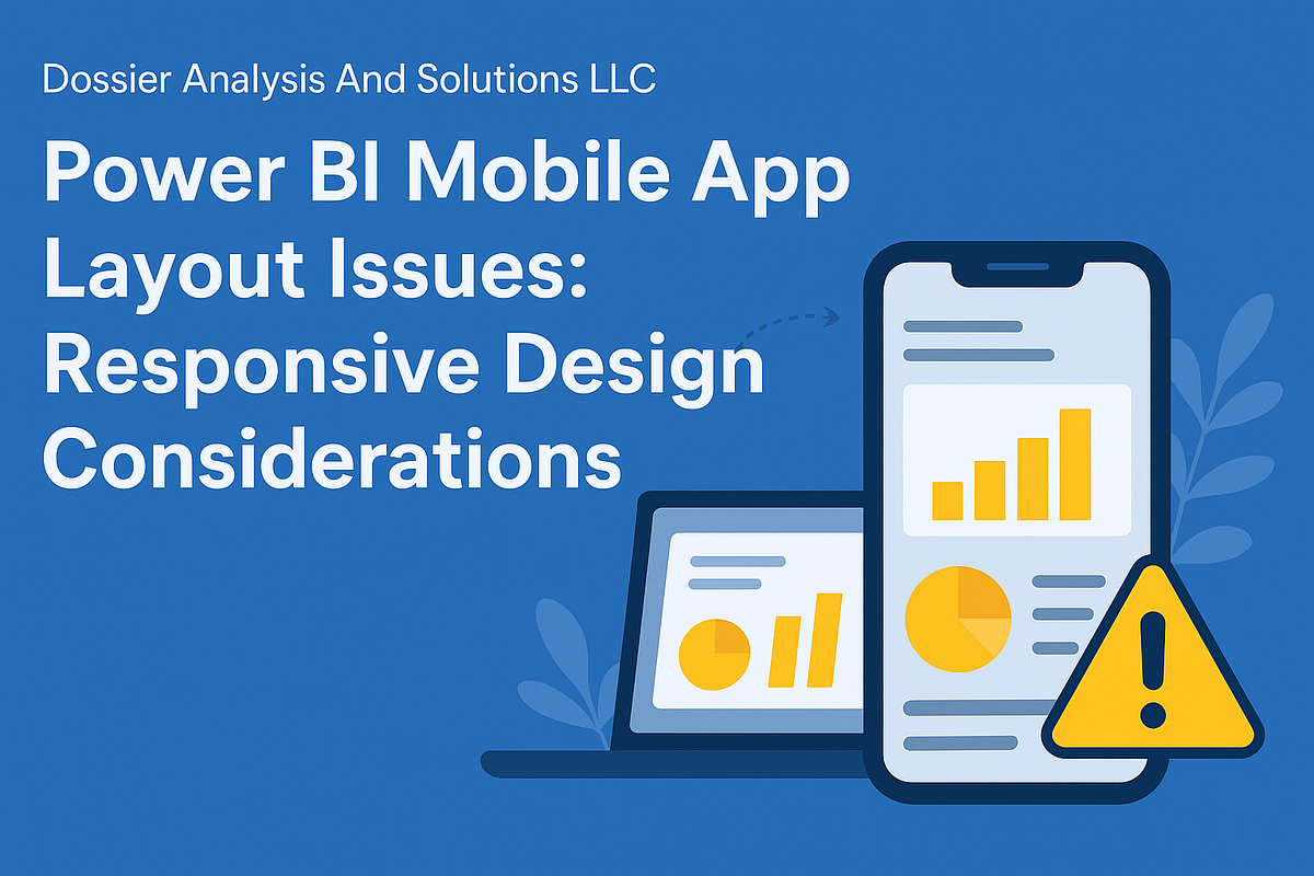 Power BI Mobile App Layout Issues: Responsive Design Considerations ...