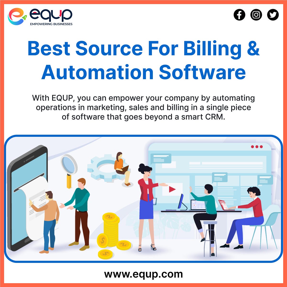 CRM with Billing and Invoicing - EQUP - Medium