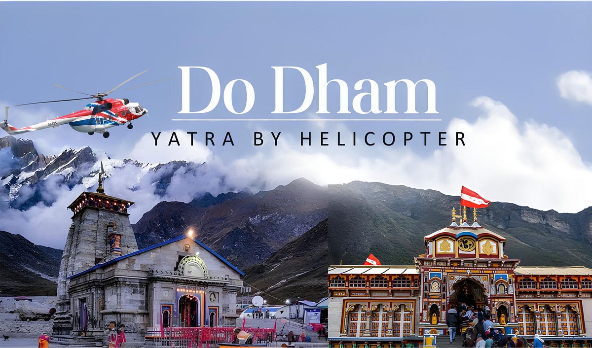 Do Dham yatra by helicopter - Air Chardham - Medium