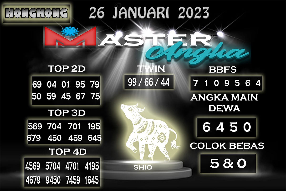 Prediksi Master Angka Hongkong 26/01/2023 | by MASTERANGKA | Medium
