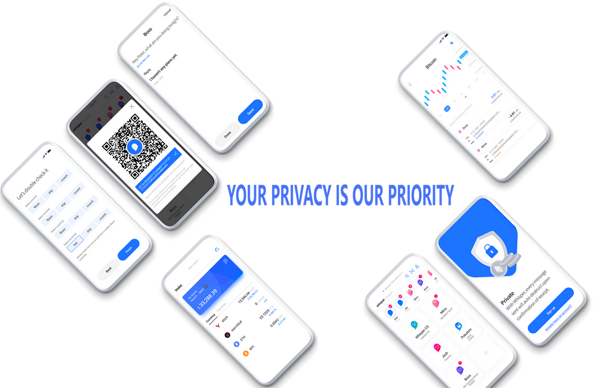 Whisper is an encrypted messenger completely secured by blockchain ...