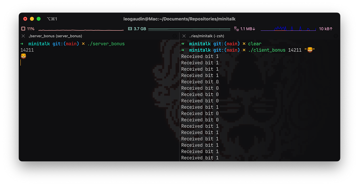 minitalk: a UNIX communication system | Medium