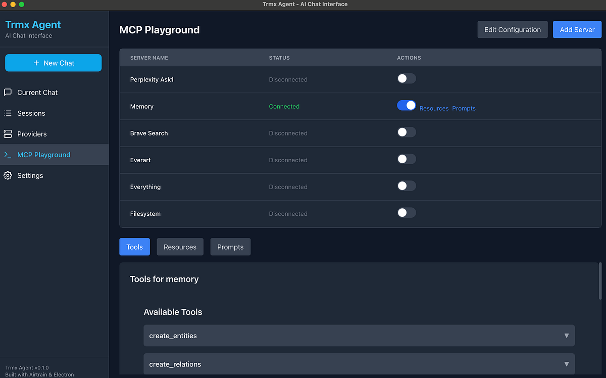 MCP Playground: An attemt to fix the broken experience for the MCP ...