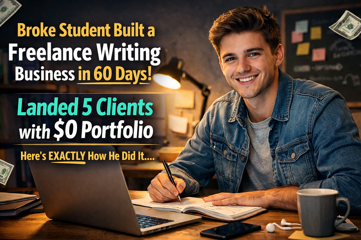 How a Broke Student Built a Freelance Writing Business in 60 Days and ...