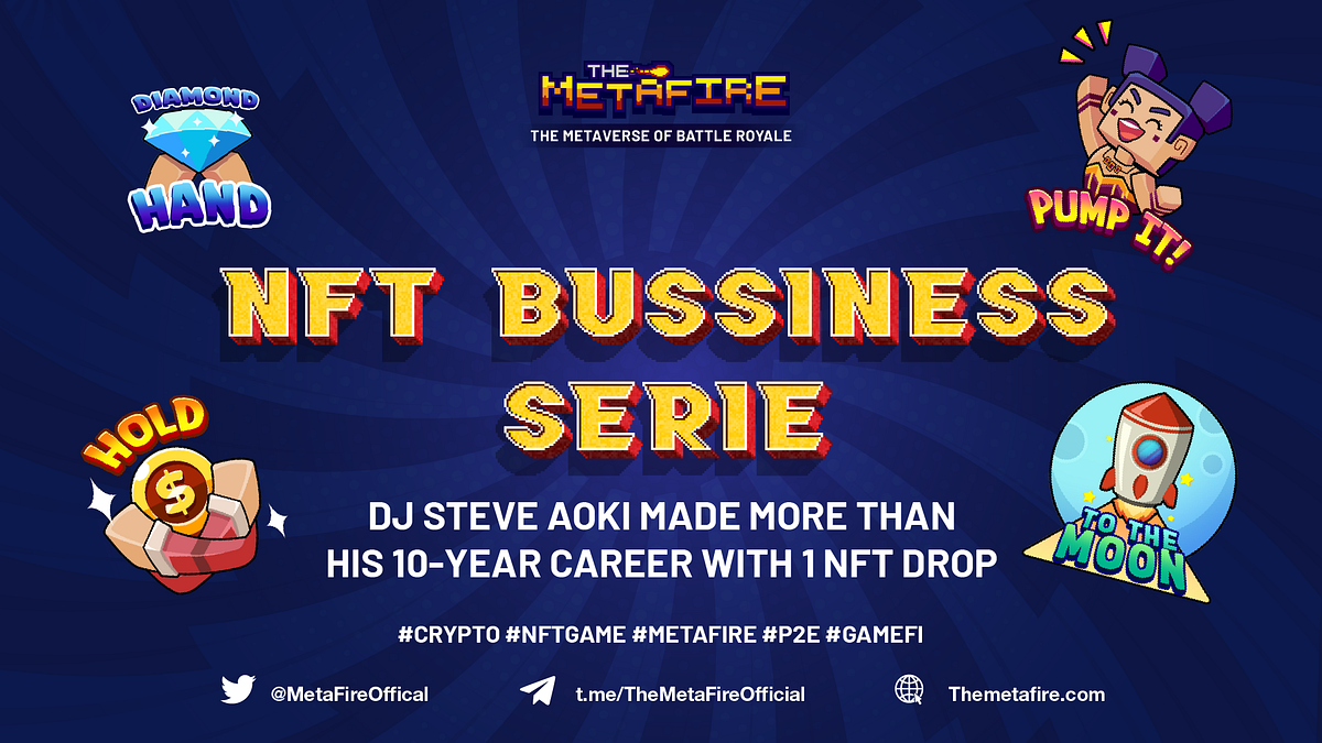 🎧 NFT BUSINESS SERIE: DJ STEVE AOKI MADE MORE THAN HIS 10-YEAR CAREER WITH 1 NFT DROP 🎧 | by The ...