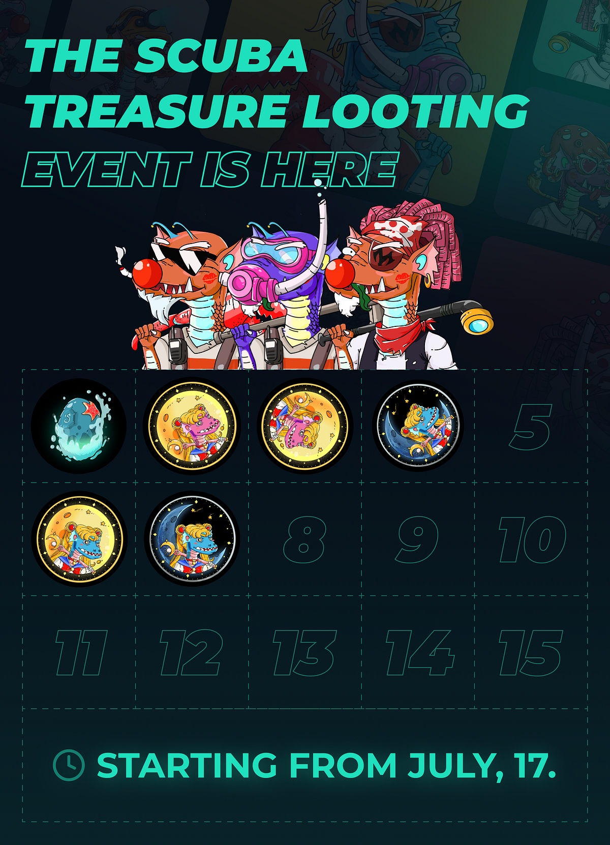 🐉 Dive into the Scuba Treasure Looting Event! | by Scuba Protocol | Medium