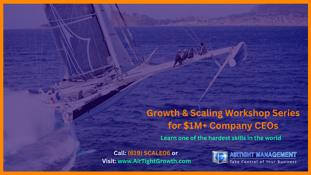Free Growth & Scaling Workshop Series for $1M+ Company CEOs — Session-2 Only! | by Bob Norton ...