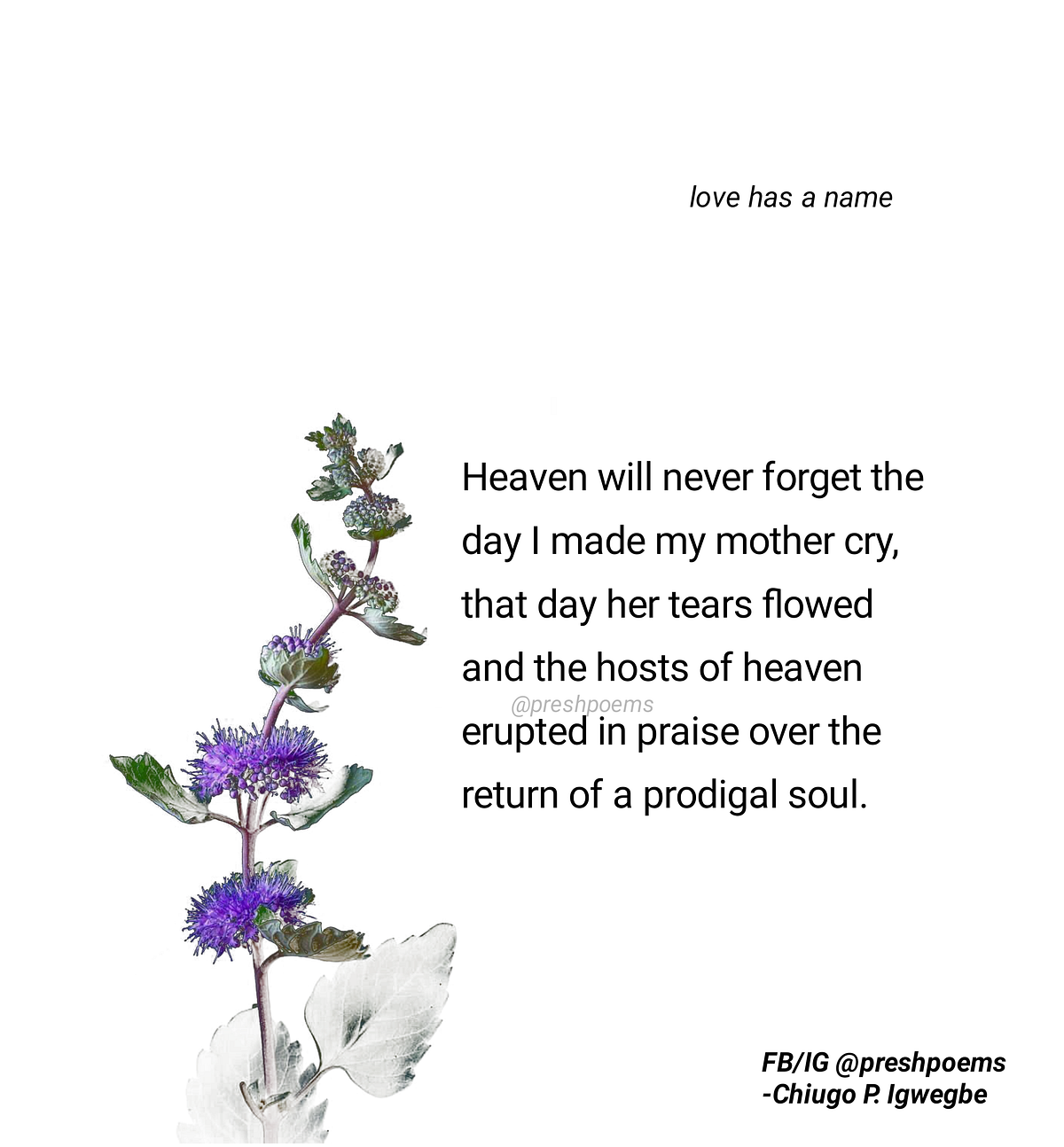 Heaven will never forget the day I made my mother cry, that day her ...