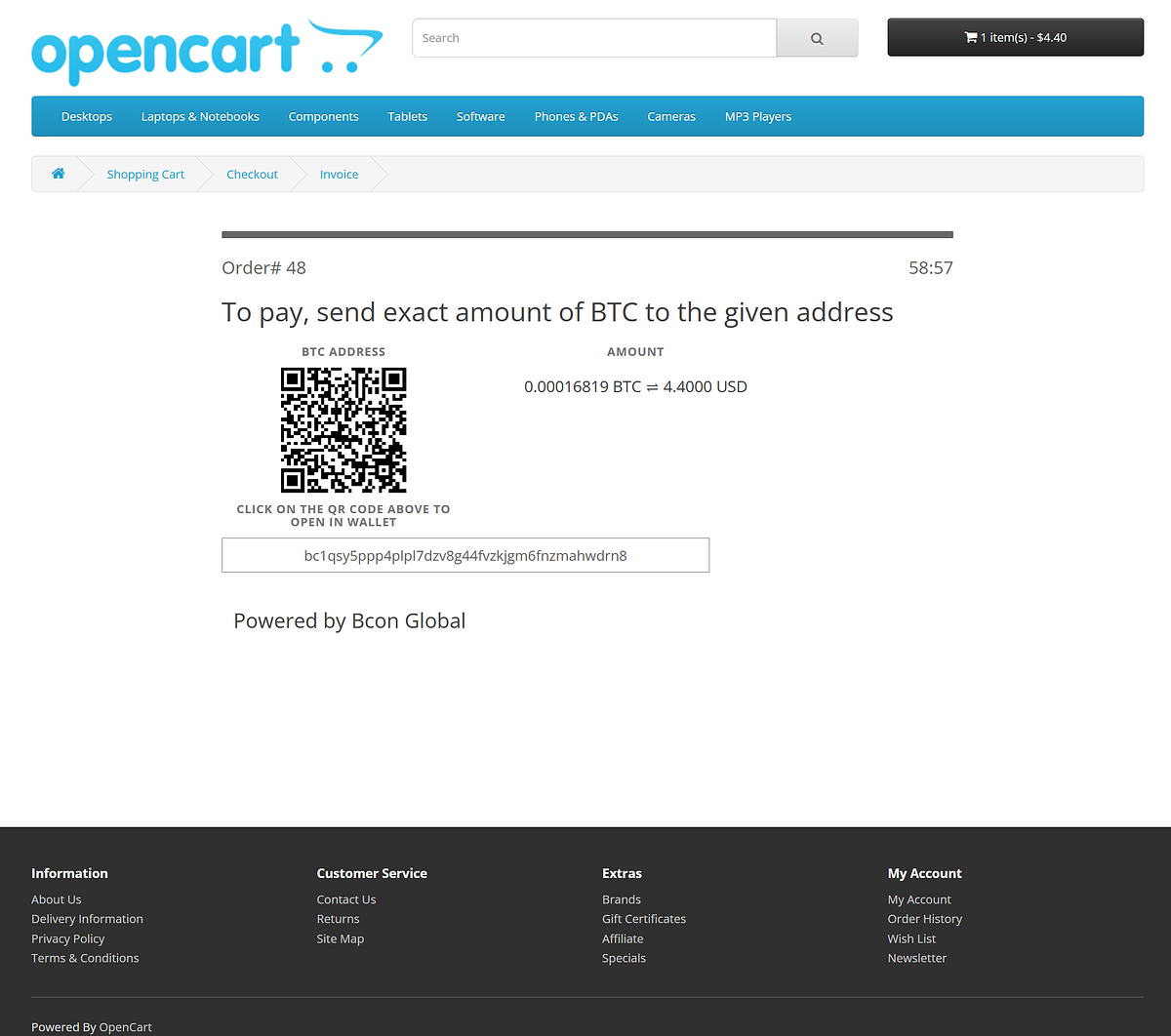 How to integrate the OpenCart plugin to receive cryptocurrency directly to your wallet on your ...