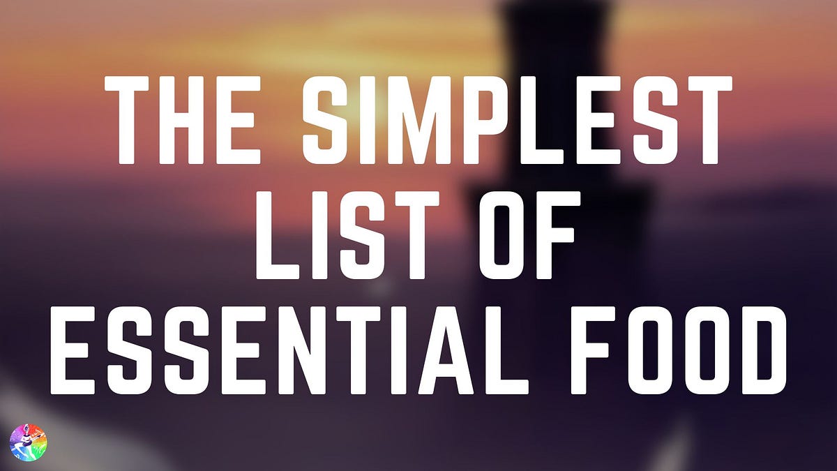 Nutrition Made Simple : A simple food list which will benefit you ...