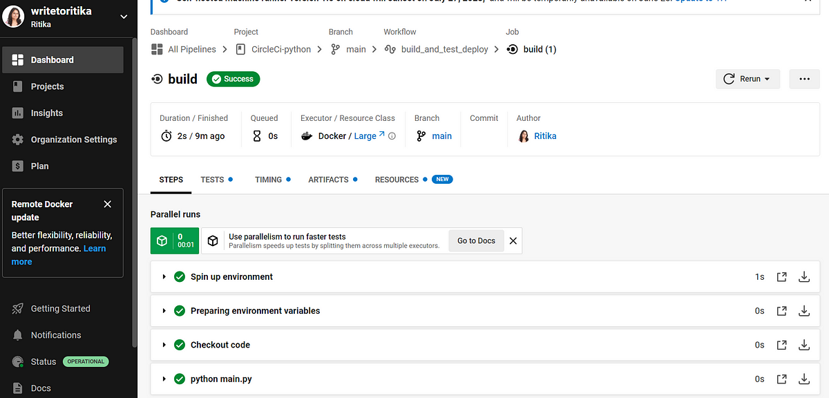 🌻automating Ci And Cd With Circleci Python Based Project 🌻 By