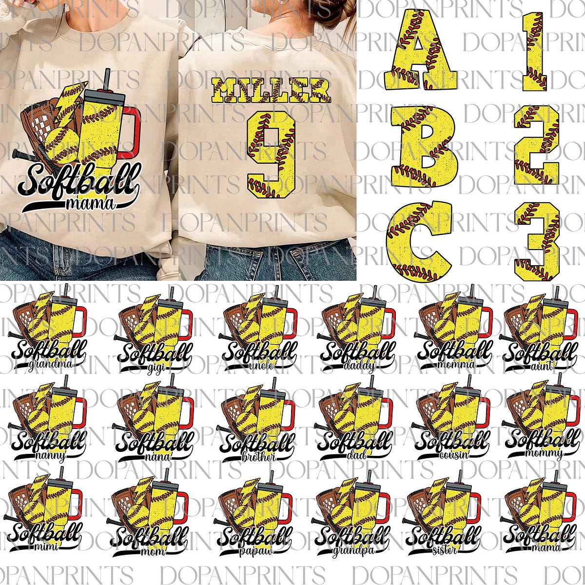 Bundle Custom Softball Mama Png, Lightning Bolt Png, Softball Mom Png ...
