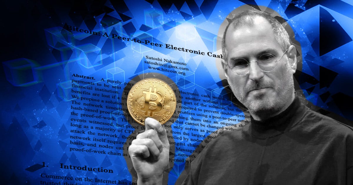 Did Steve Jobs Invent Bitcoin?. A Hidden White Paper Fuels Theories and ...
