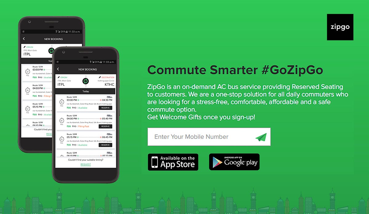 Zipgo Offering AC Bus Service in 6 Mega Cities | Zipgo Bus App | by ...