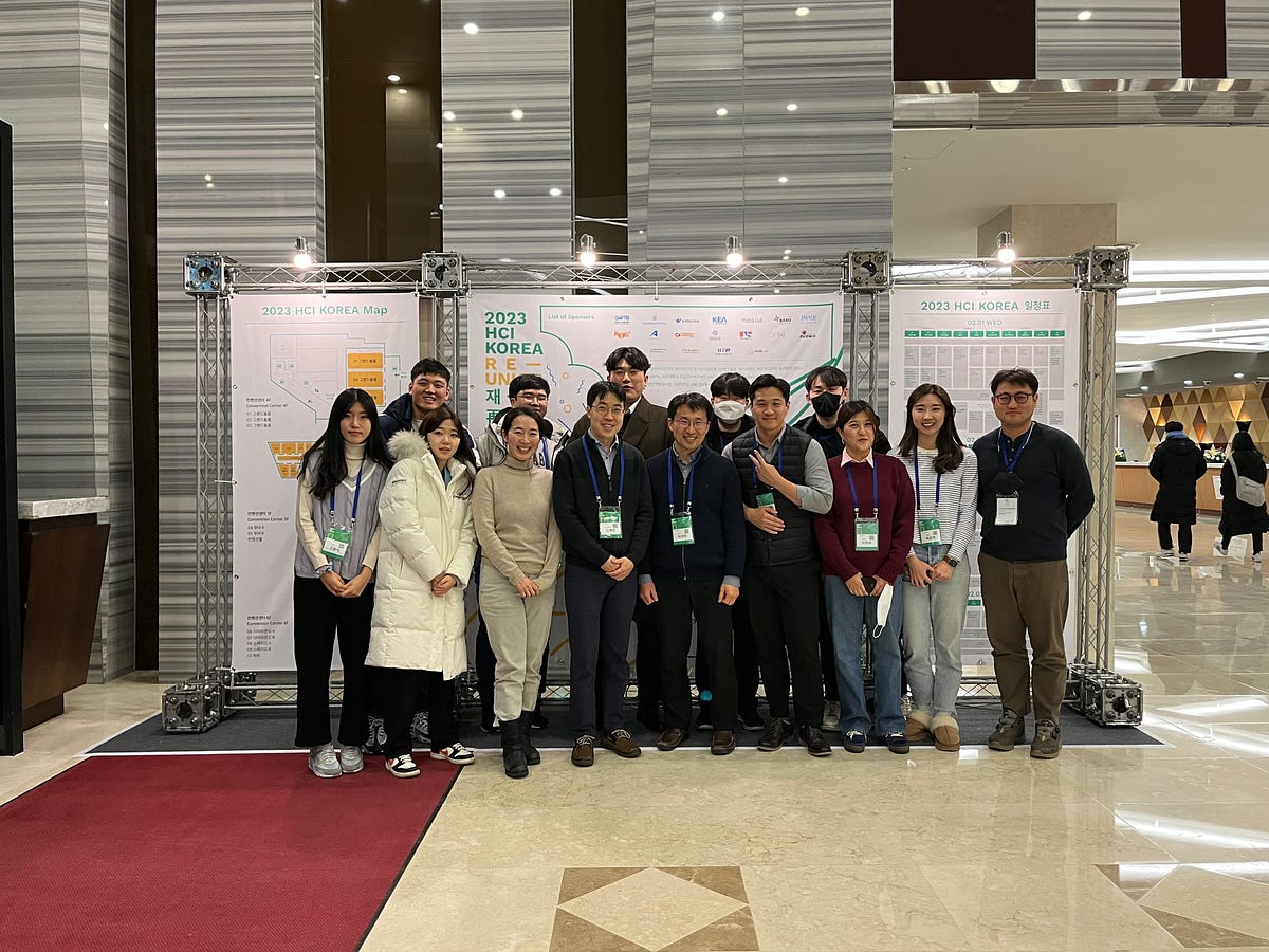 HCI 2023 Korea 학회 참석 후기. HCI 2023 Korea 학회 참석 후기이다. HCI 학회는 한국… | by KAIST ICLAB | Medium