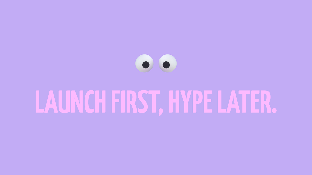 Launch first, hype later.. Lately, pre-sale/whitelists have been… | by ...