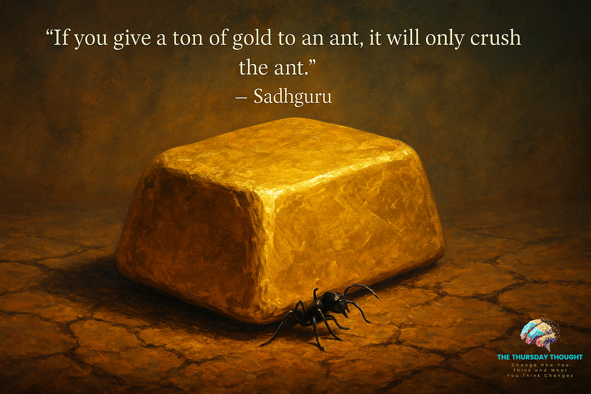 Gold Crushes Ants: Why Overfunding Kills Innovation Before It Grows ...