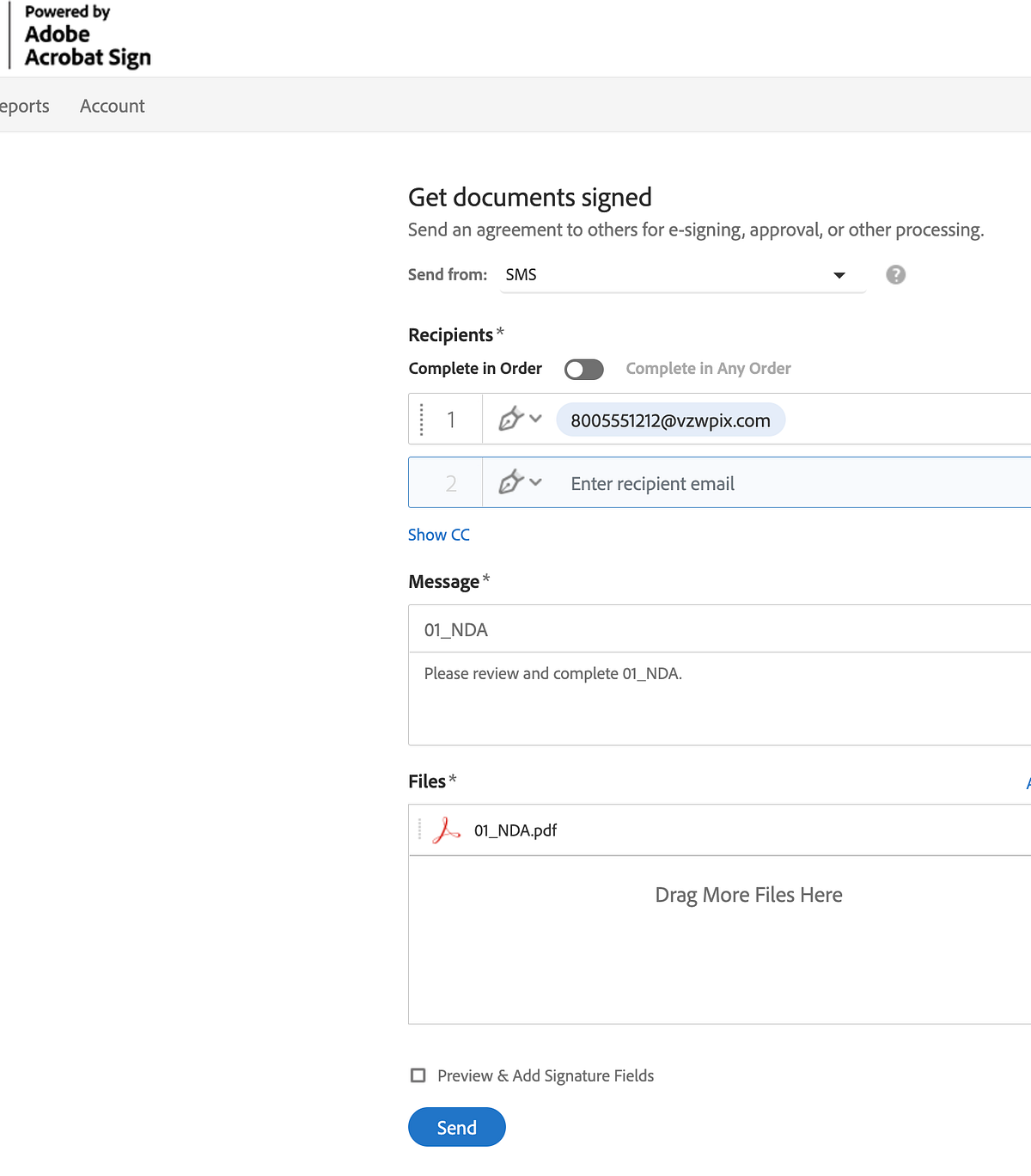 Collect Electronic Signatures with Adobe Acrobat Sign and mobile phone ...