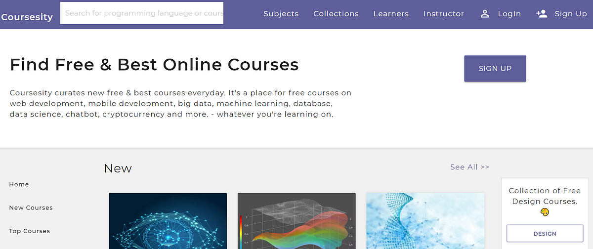 Coursesity: Our New Home of Online Learning | by Quick Code | Medium