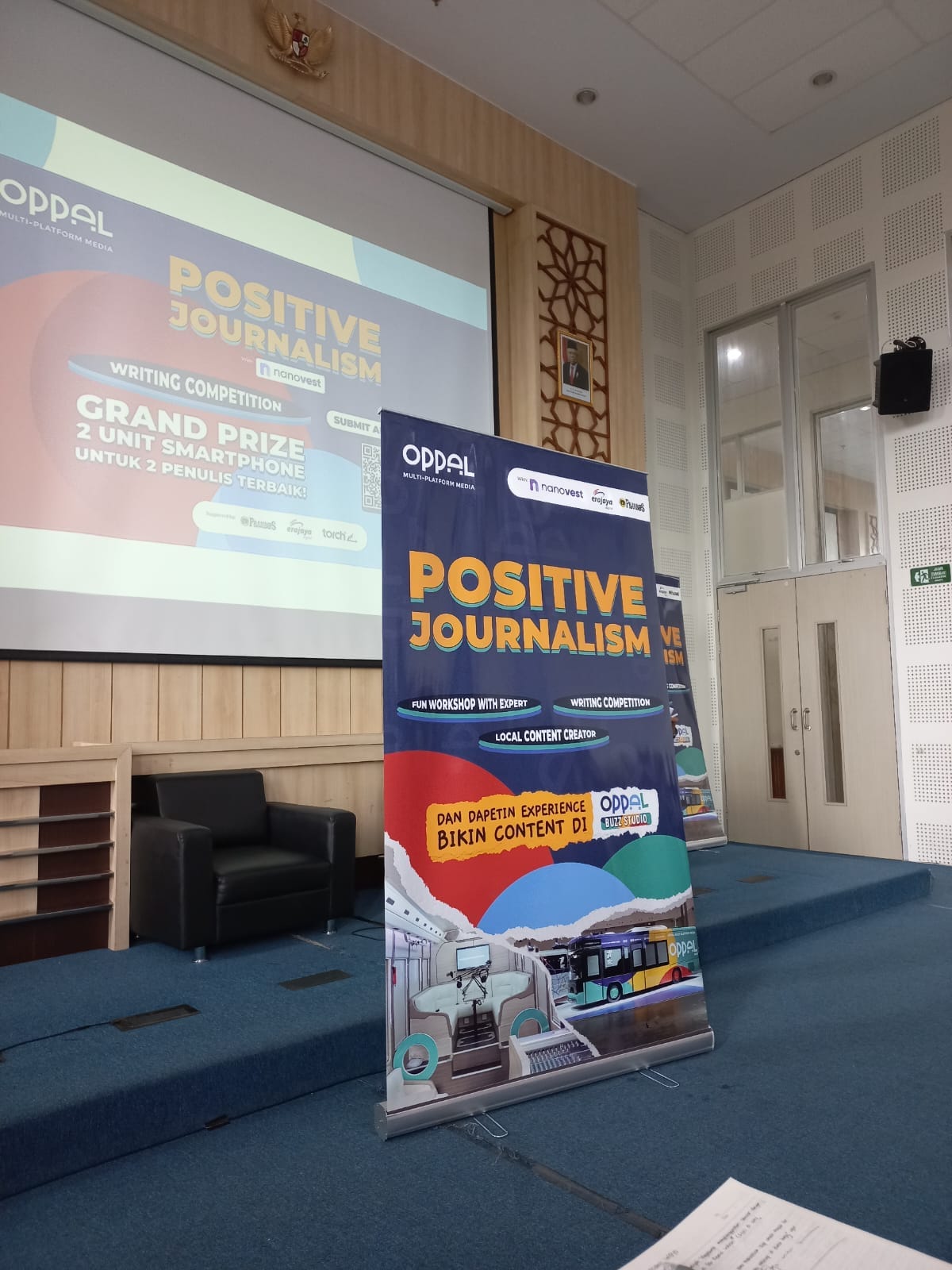 Seminar Positive Journalism bersama Oppal - Alia Rini A - Medium