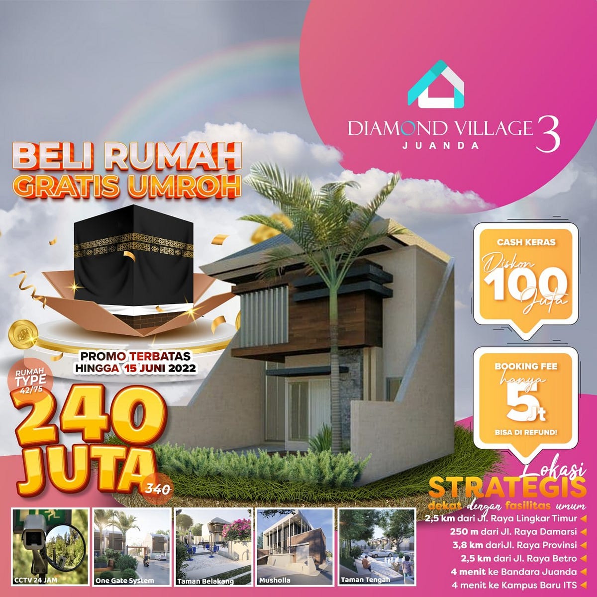 DISKON 100 JUTA, WA 0823–3511–9990, Rumah Minimalis Sederhana di Sidoarjo Hanya 200 Juta-an ...