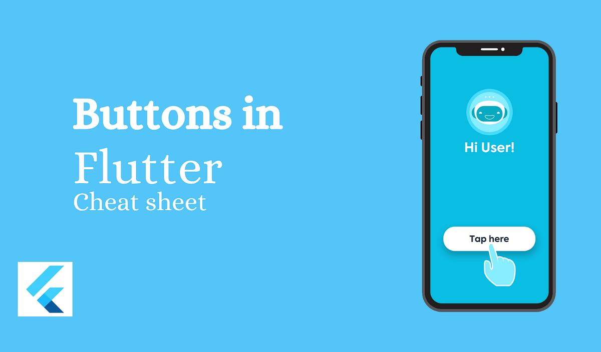 Button cheat sheet in flutter 2024 | by Waseem Akram | Medium