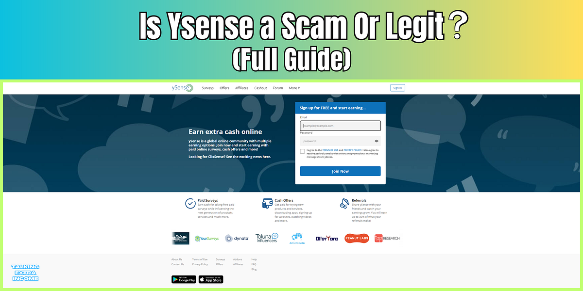 Is ySense Legit or a Scam? (2023 Review + Full Guide) | by Talking ...