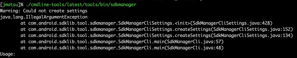 最新の Android command-line tools のセットアップ | by Jumpei Matsuda | Medium