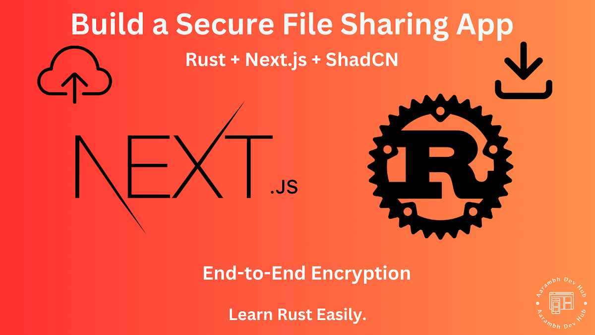 Building A Secure File Sharing App With Rust And Next Js By Aarambh Dev Hub Medium