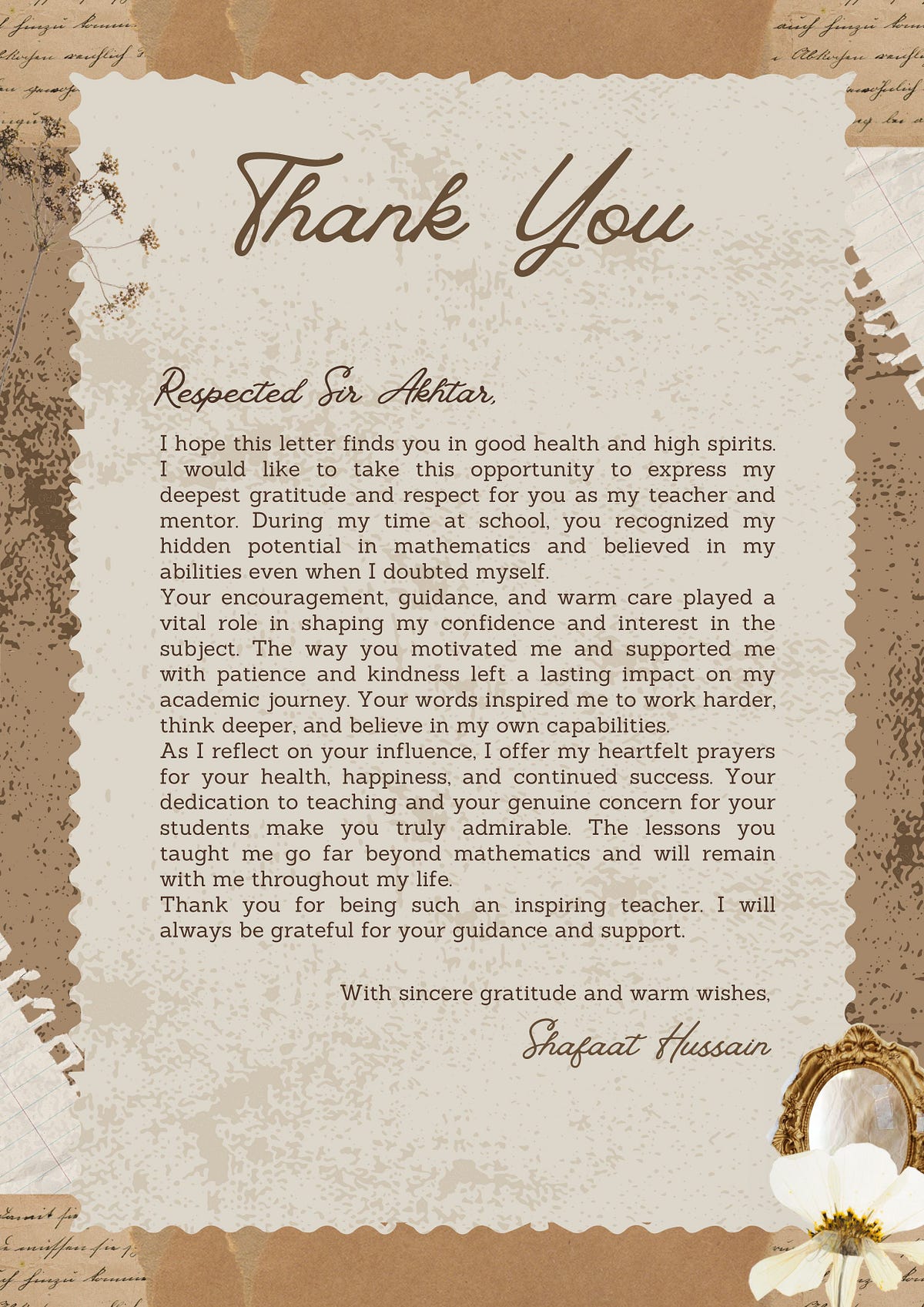 Experiencing Gratitude for My Beloved One | by Shafaat Hussain | Dec ...