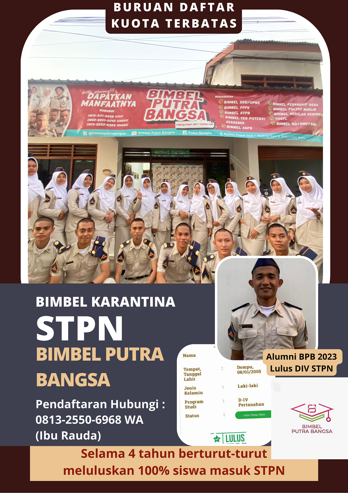0813–2550–6968 (RAUDAH) Kursus Bimbel Intensif STPN Sumbawa Barat | by BIMBEL KEDINASAN STPN ...