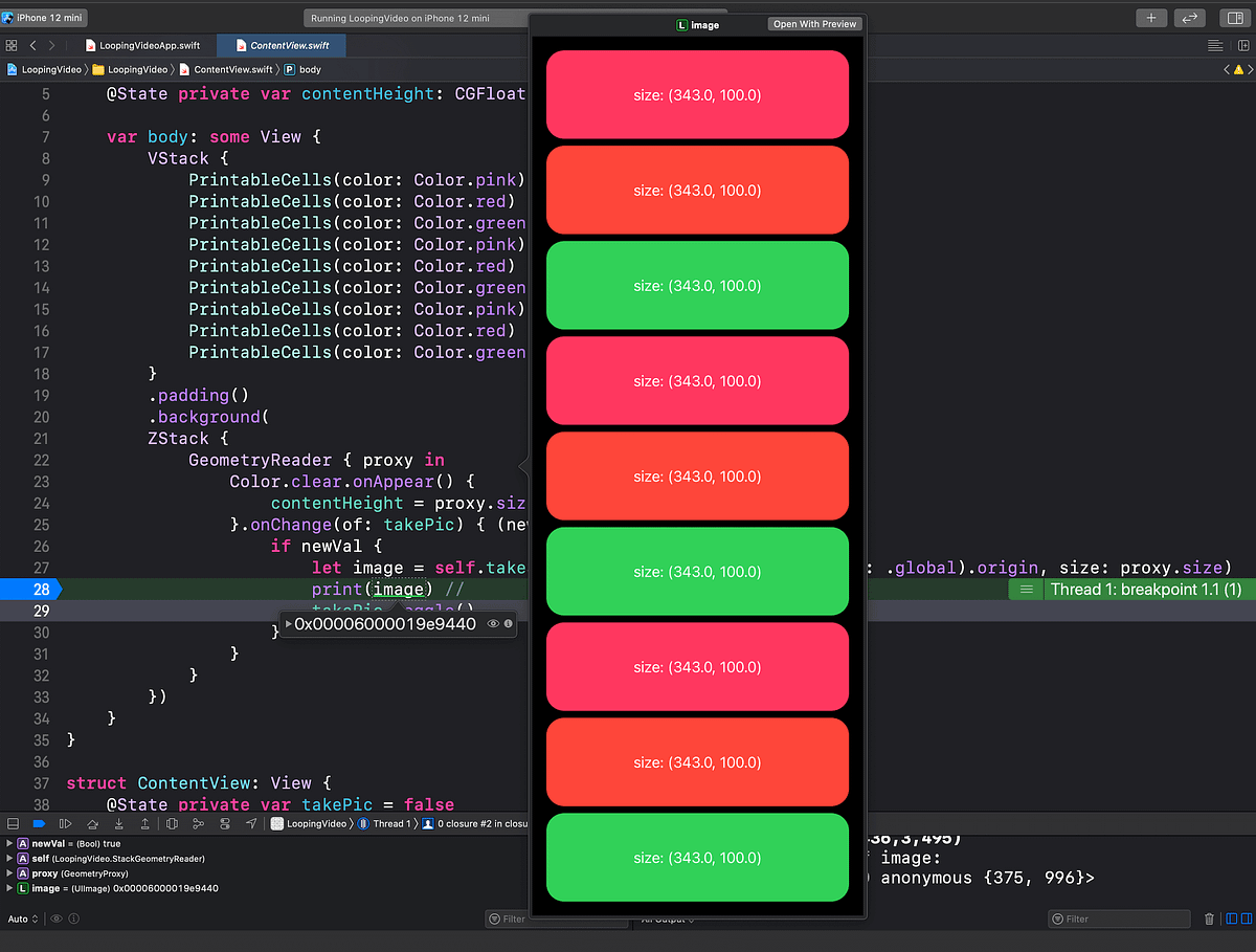 SwiftUI: How to take screenshot of ScrollView Content? | by Prafulla Singh | Medium