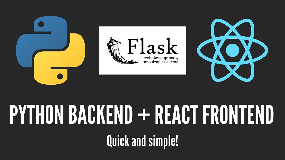 How To Connect A Flask Backend To A Reactjs Frontend By Aneeza Sajjad
