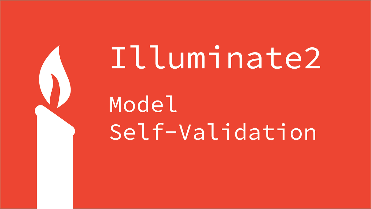 #1 [Illuminate2] Model Self-Validation | by Helium Services | Medium