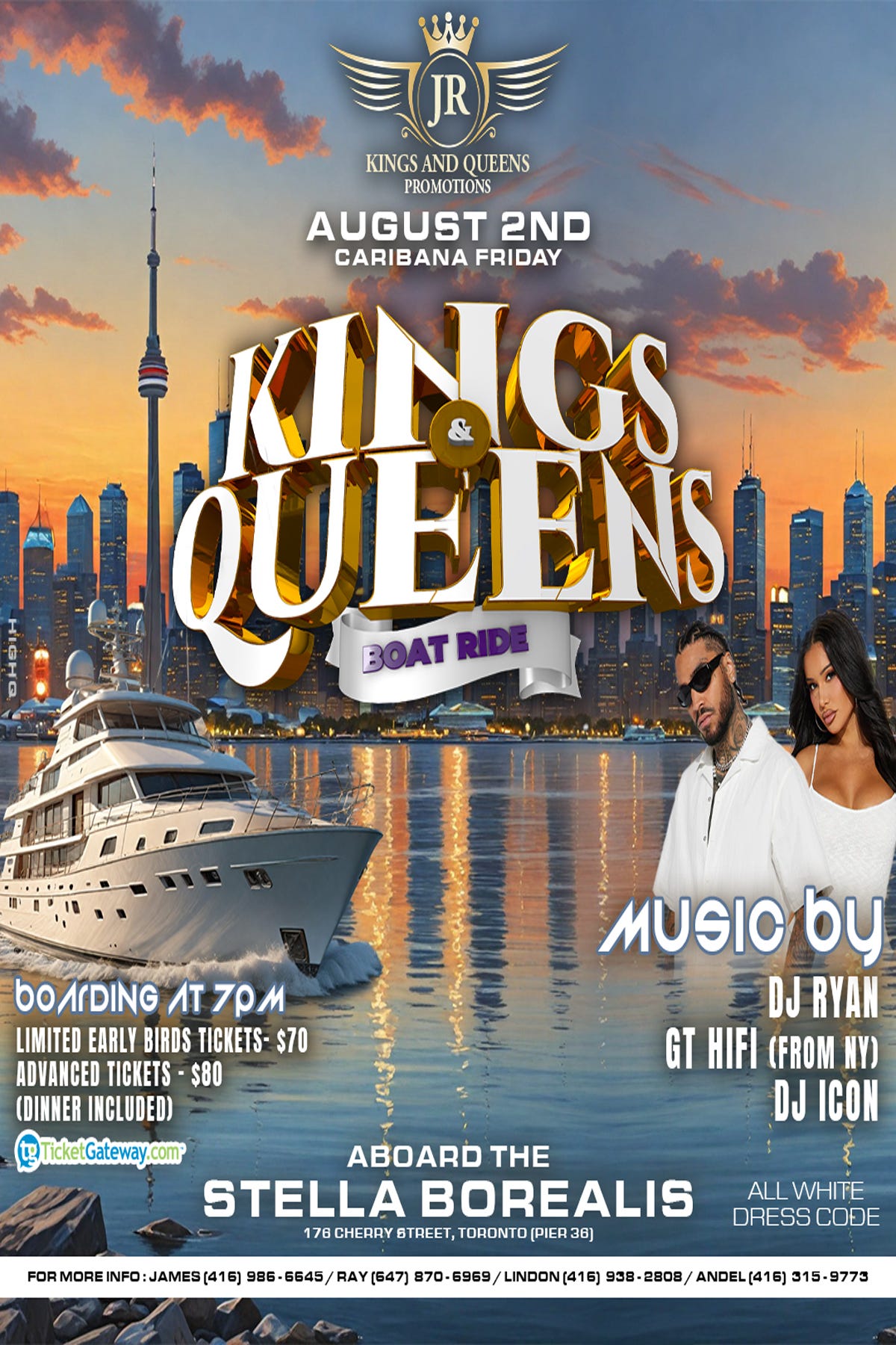 KINGS & QUEENS BOAT RIDE - Harry Ajax - Medium