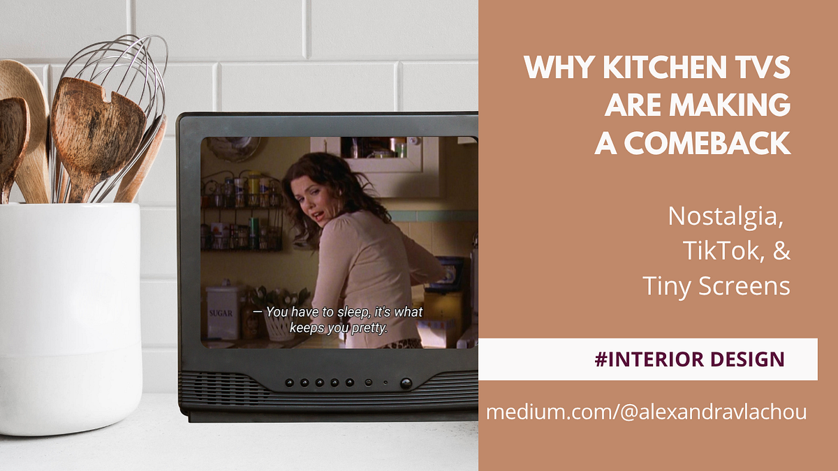 The Kitchen TV Comeback: Nostalgia, TikTok, and Tiny Screens | by ...
