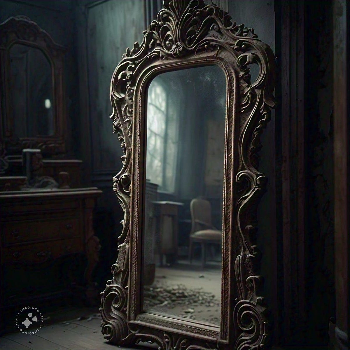 The Shadow in the Mirror | by Fatima mubeen | Dec, 2024 | Medium