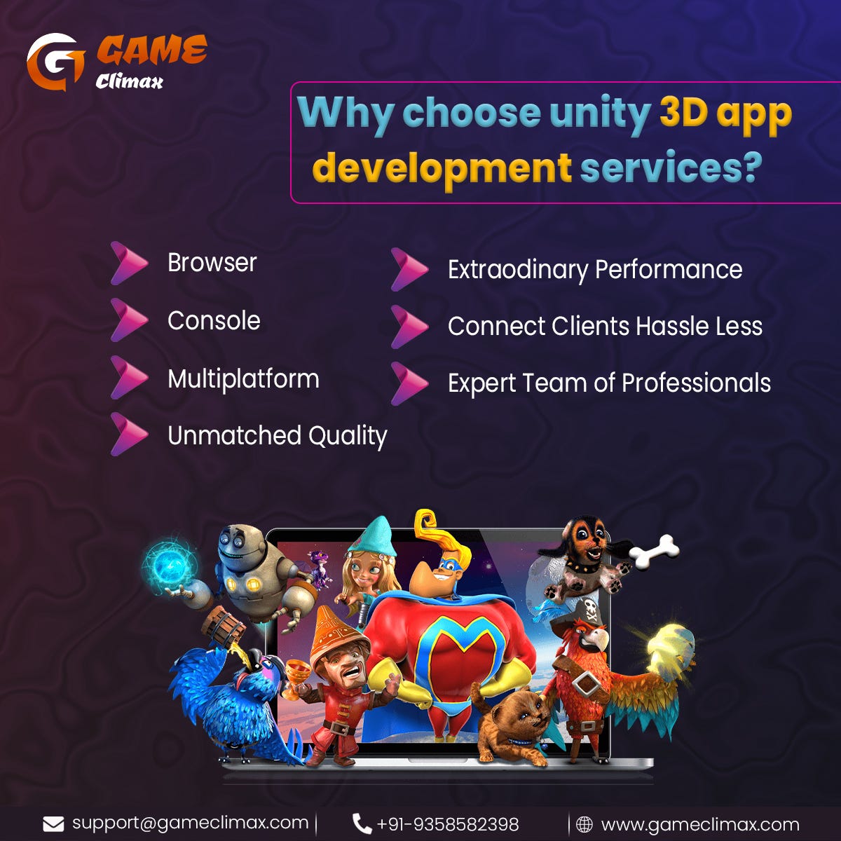 Unity game development company - Game climax - Medium