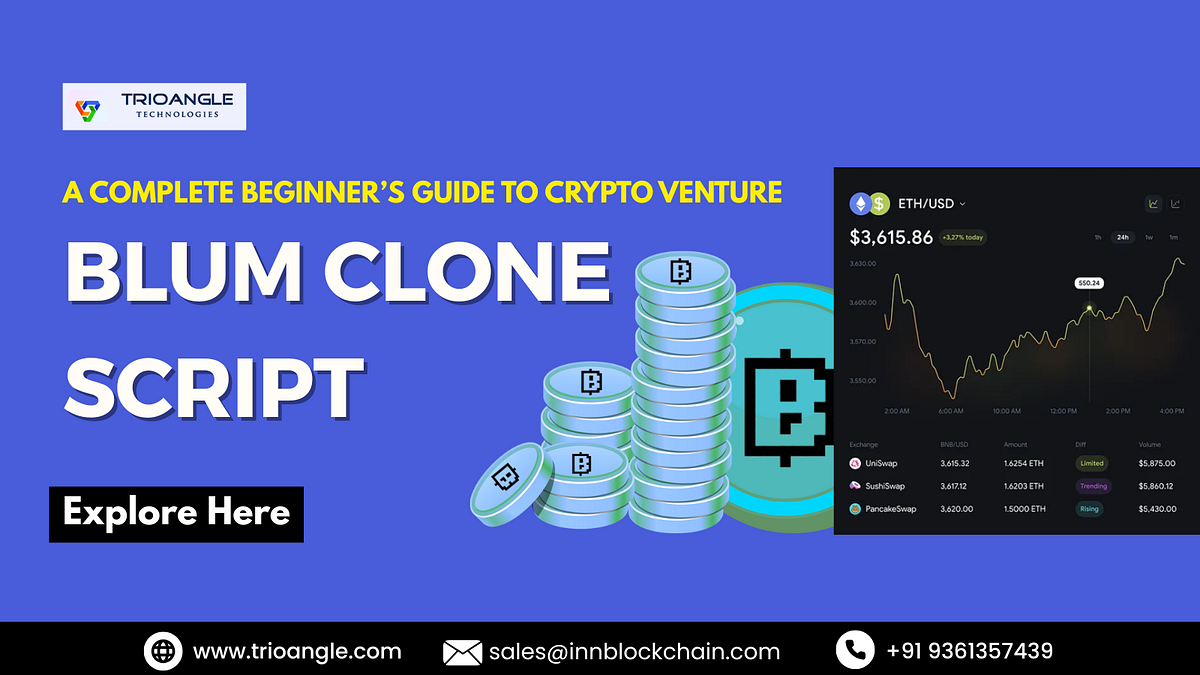 Blum Clone Script for Crypto Venture: Beginner’s Guide | Medium