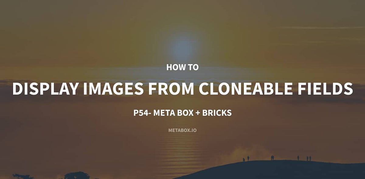 How to Display Images from Cloneable Fields — P4 — with Bricks | by WP ...