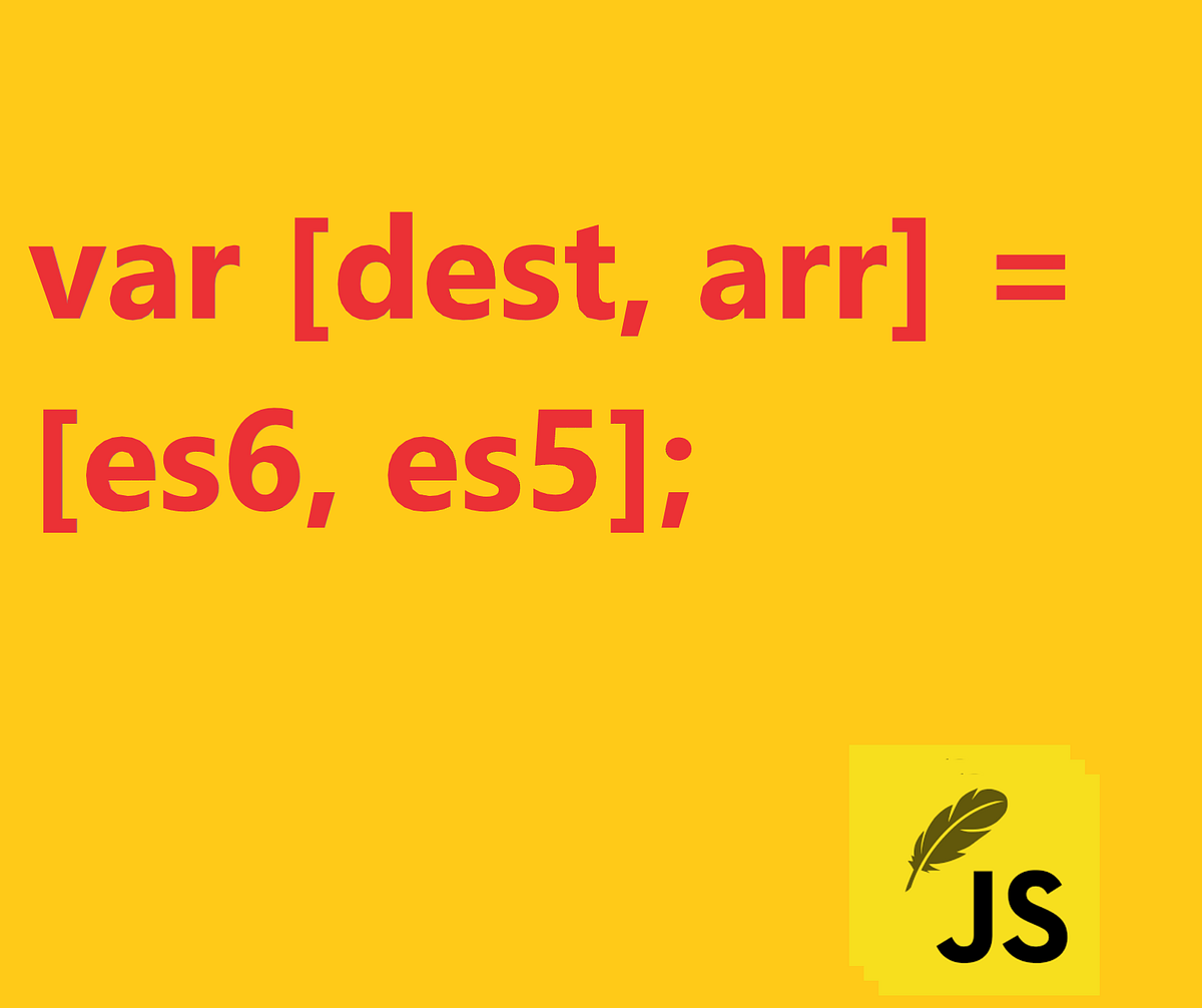 A brief introduction to array destructuring in ES6 | by Kevwe Ochuko | We’ve moved to ...