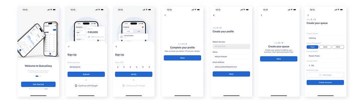 QueueEasy: A UX case study on a concept application to help homemakers ...