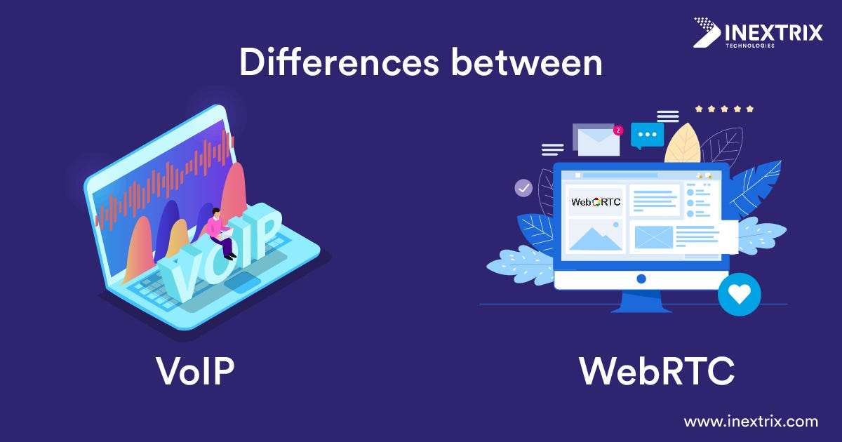 Differences Between VoIP and WebRTC | by Inextrix Technologies | Medium Differences Between VoIP and WebRTC | by Inextrix Technologies | Medium