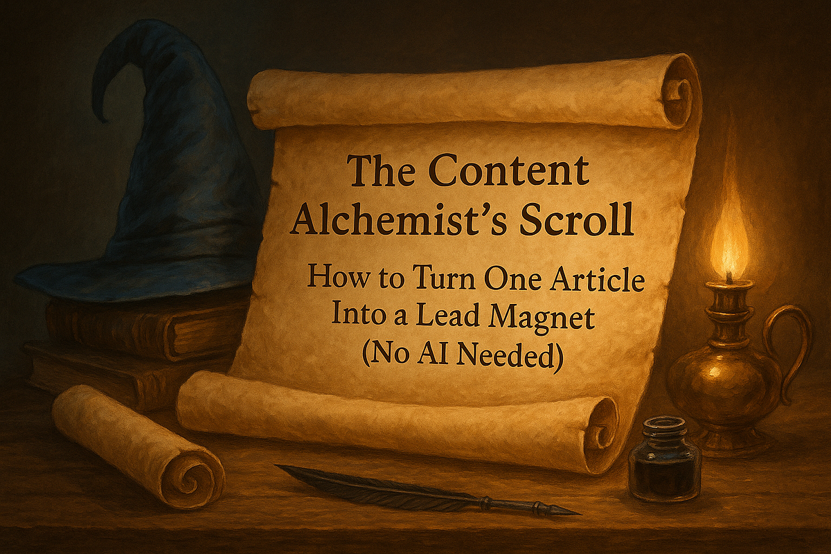 🧙‍♂️ The Content Alchemist’s Scroll: How to Turn One Article Into a ...