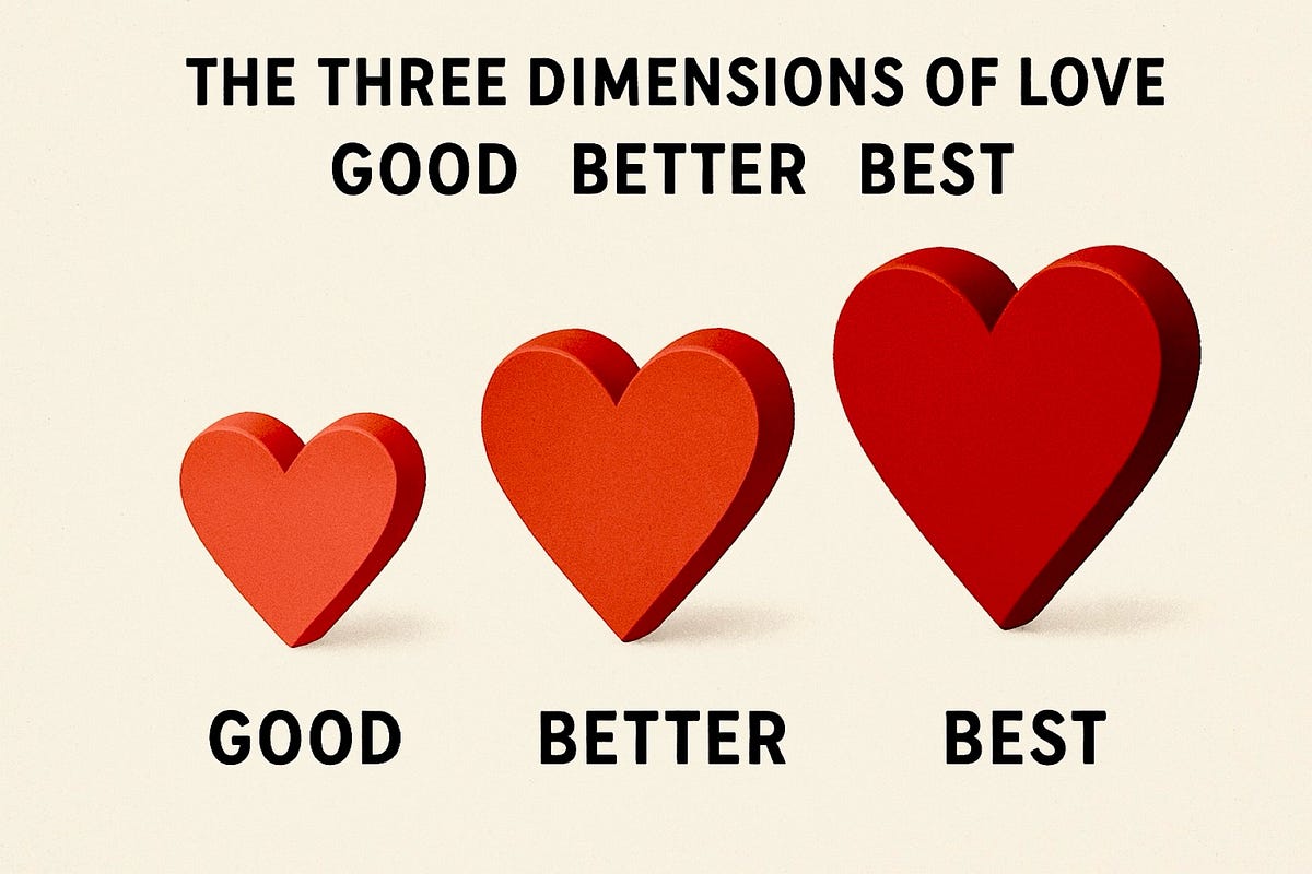 The Three Dimensions of Love: Good, Better, Best. | by Ohiduzzaman ...