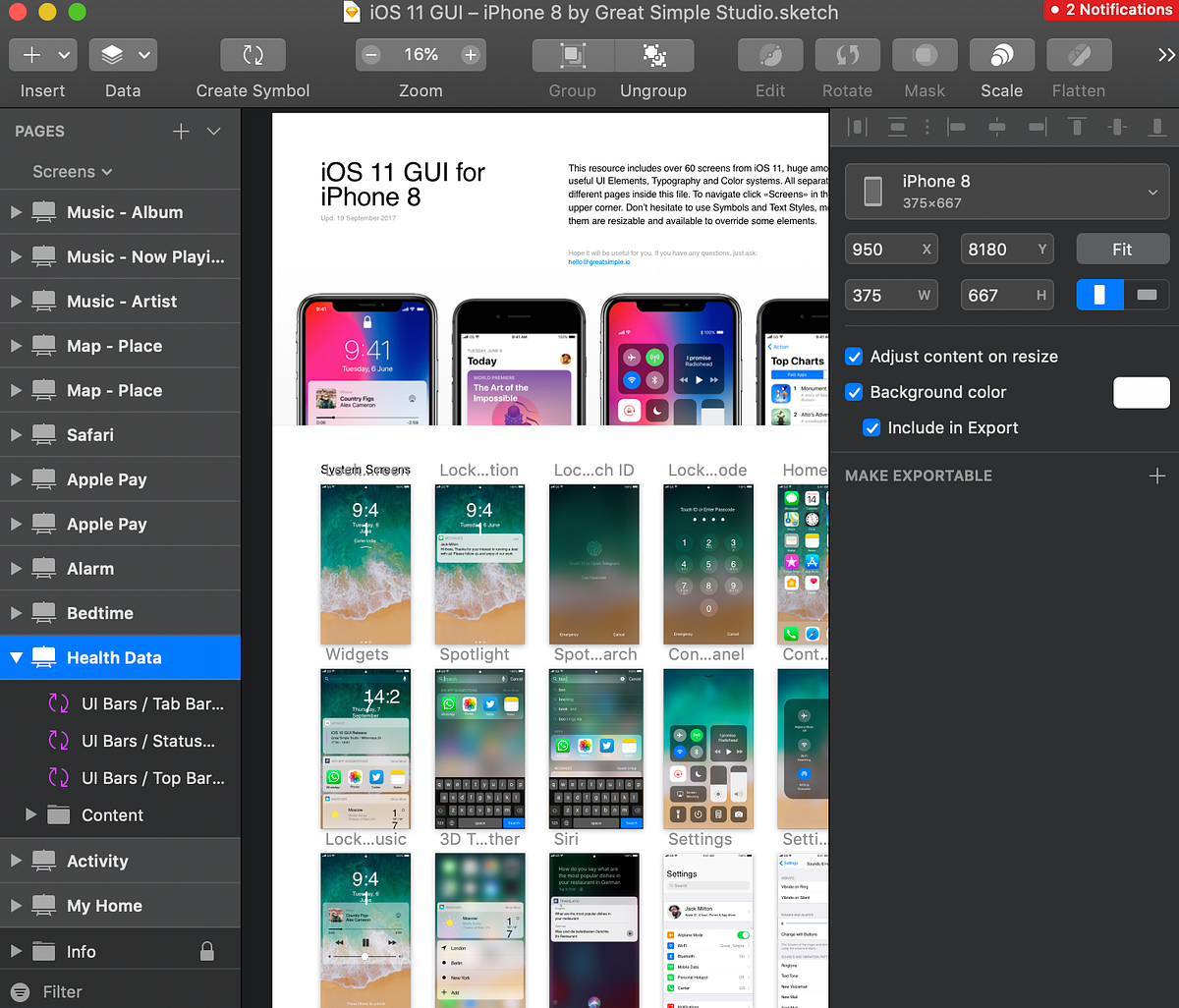 搭配 sketch & zeplin 製作 iOS 的健康 App 和 App Store 畫面 | by 林順天 | 彼得潘的 Swift iOS App 開發教室 | Medium