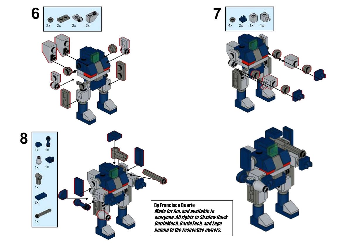 Lego Build 57 — Shadow Hawk. Few designs are as much of classic for ...
