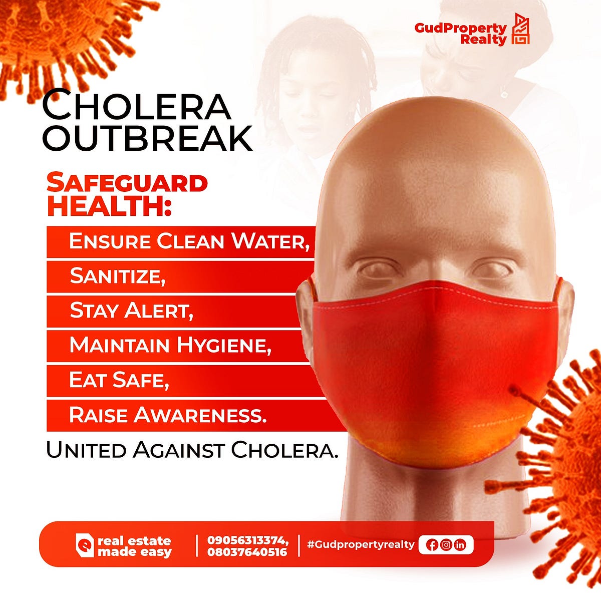 Safeguarding Health: United in the fight against cholera—ensure clean ...