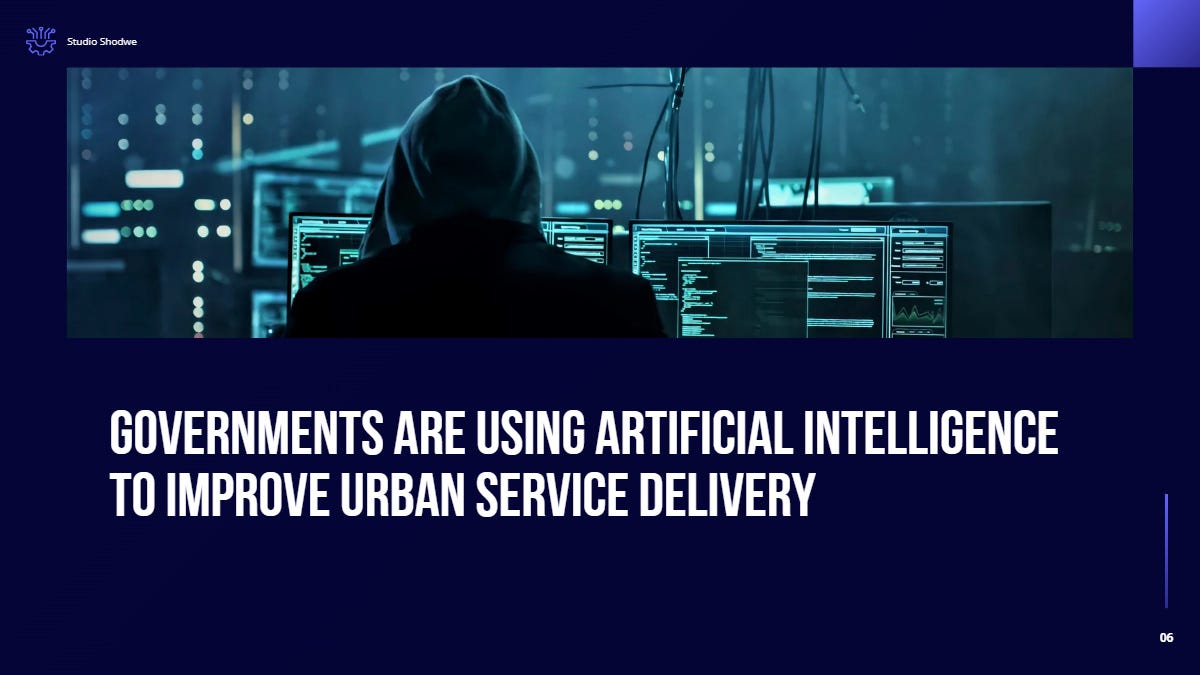 Governments are using Artificial Intelligence to improve urban service ...