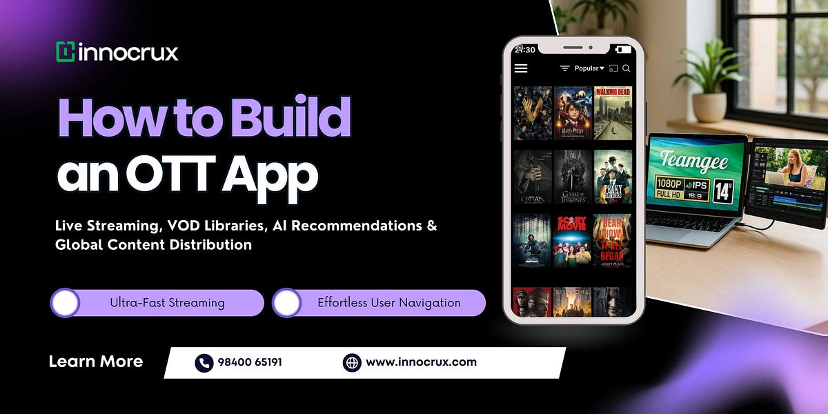 How to Build an OTT App That Supports Live Streaming, VOD Libraries, AI ...
